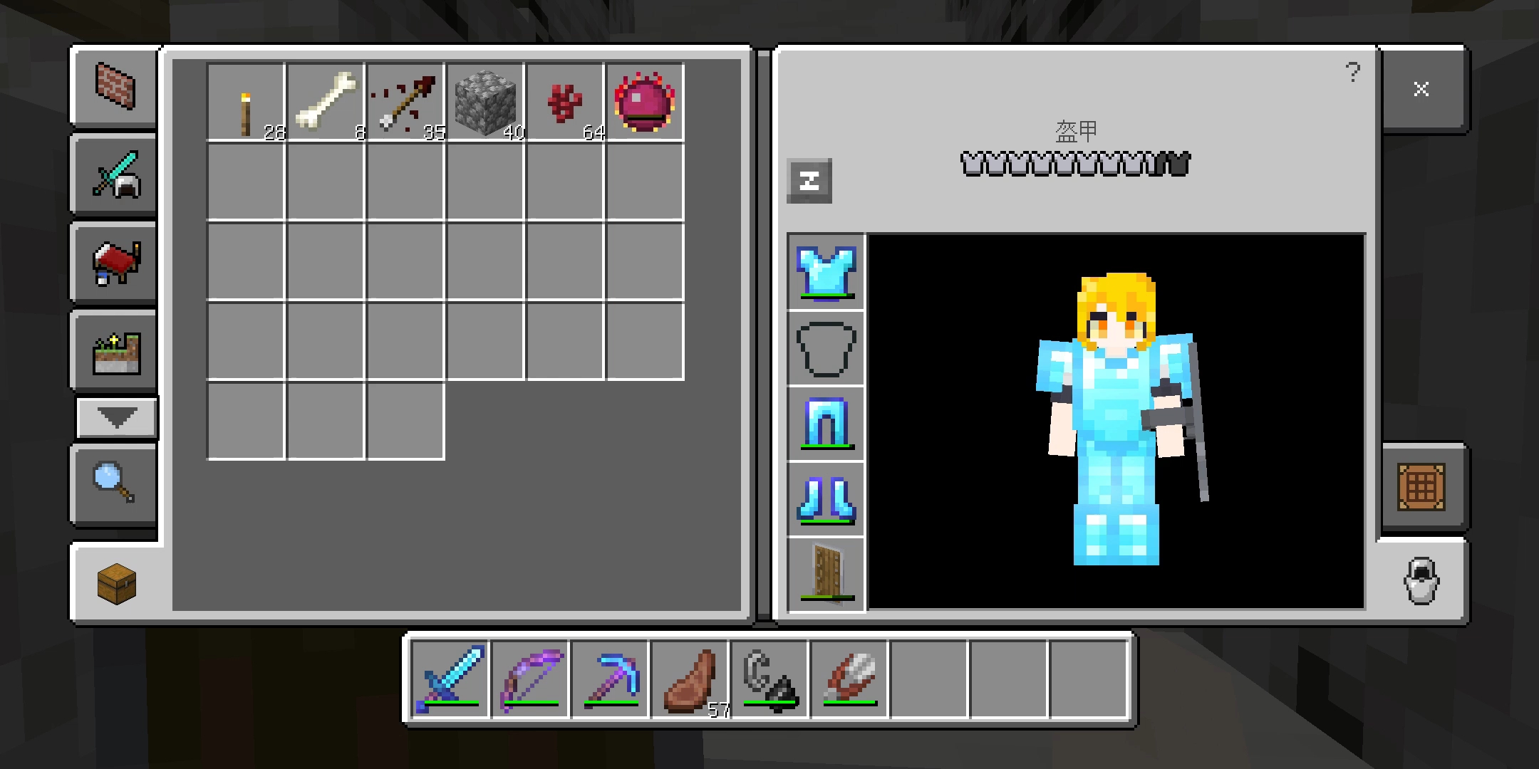 同时装备胸甲和鞘翅_我的世界