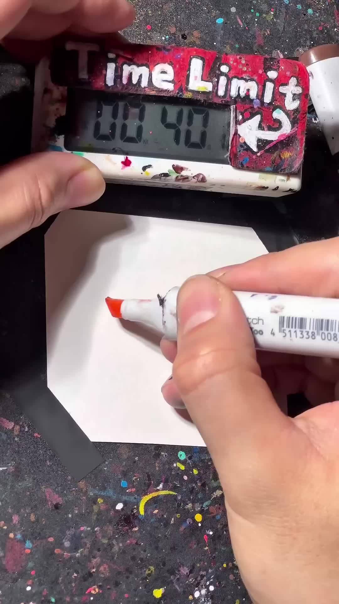 四十秒的倒计时画画
