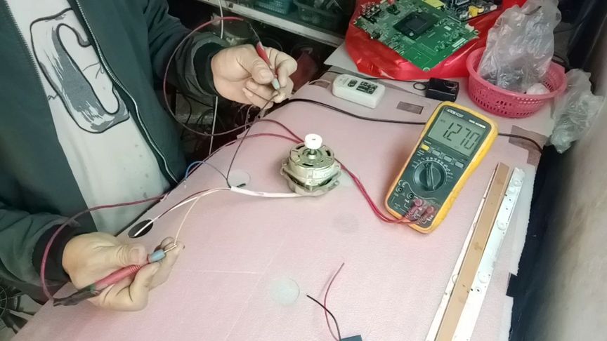 电风扇电机和电容接线方法,手把手教会你