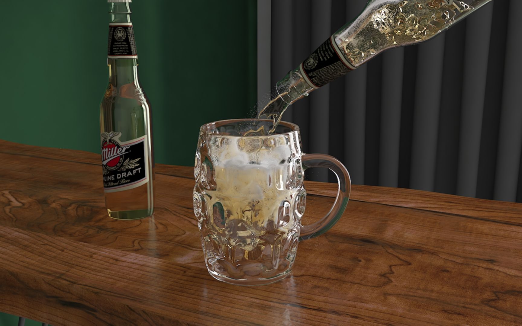火凤凰12—3Dmax-PhoenixFD制作啤酒气泡(上传部分)