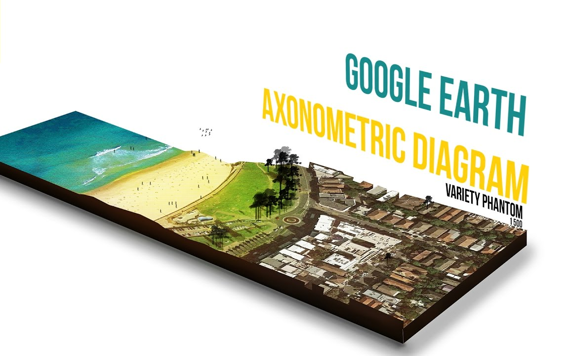 使用谷歌地图配合PS制作规划分析图