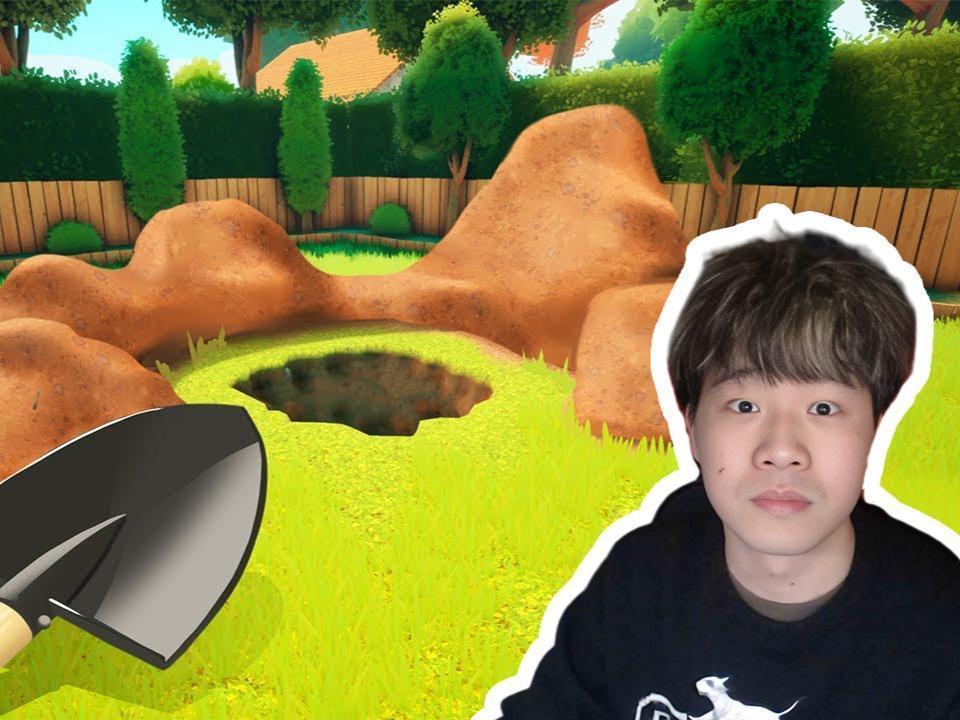 Roblox挖洞模拟器:在洞底放炸药!结果挖到了岩浆! #roblox