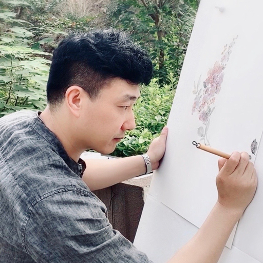 艺林写意没骨花鸟画 