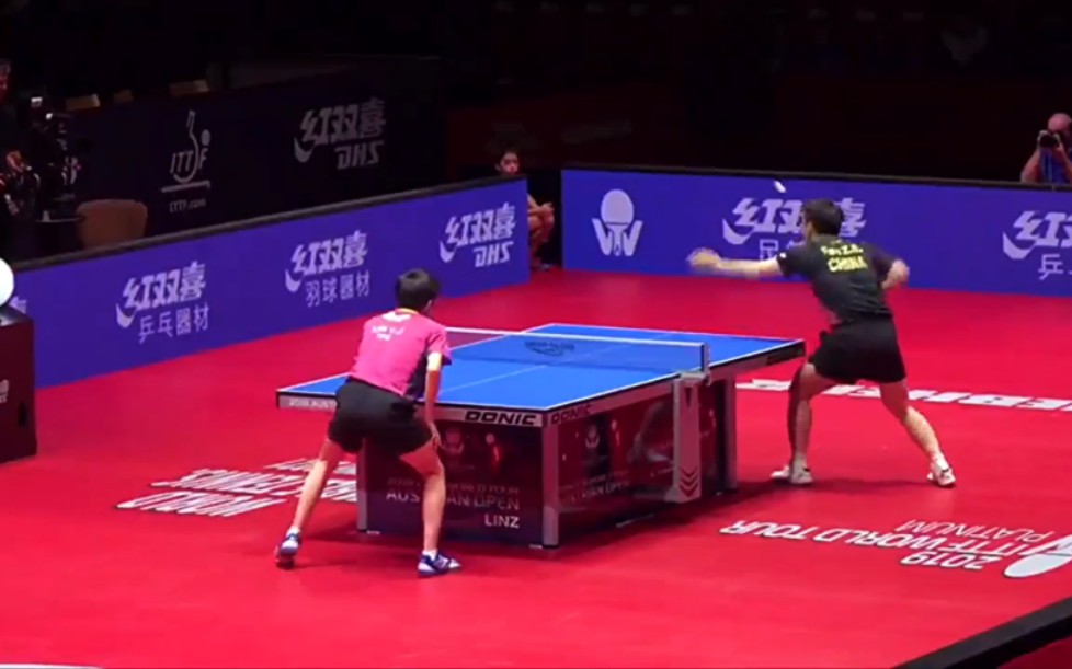 观众视角下的比赛有多震撼?世界第一的樊振东大战天才少年林昀儒