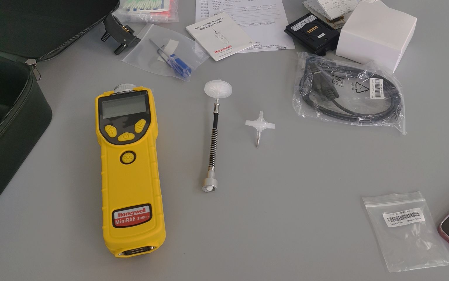 美国华瑞voc检测仪出现小气瓶标志是需要校准了,PGM-7320注意事项...