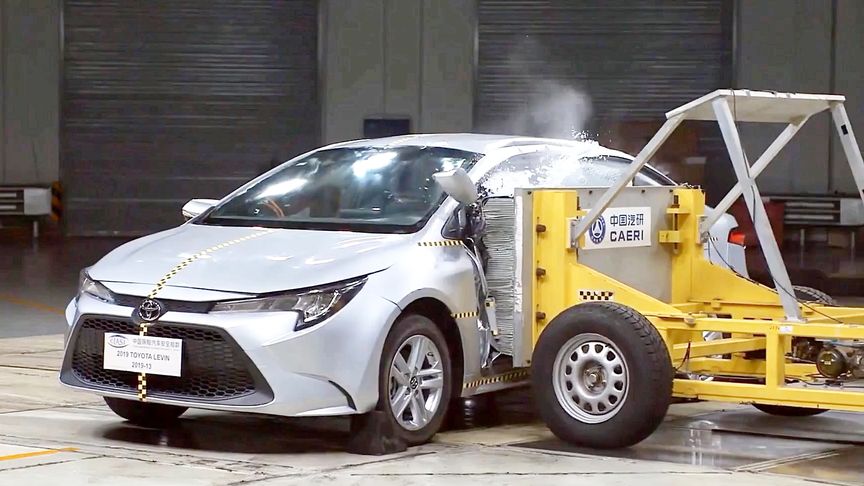 它会最安全的紧凑级轿车吗?2019款广汽丰田雷凌最新碰撞测试出炉