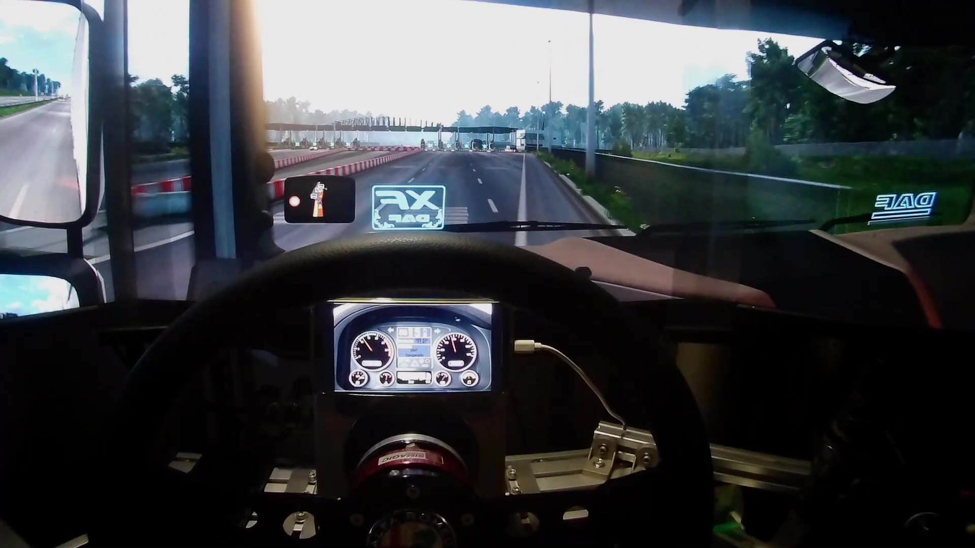 欧洲卡车模拟2:三屏无边框测试