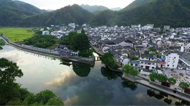 春季踏青好去处|航拍徽州古村落之龙川