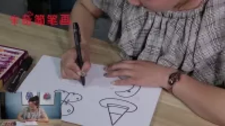 巧用英文字母ABCD,画出你喜欢的简笔画,一起来看看吧
