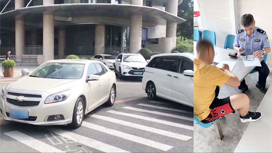 深圳一司机把车停在医院救护车专用通道 深圳交警:罚款1000!