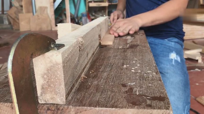 厨房装修,木工厨房橱柜百叶门的制作