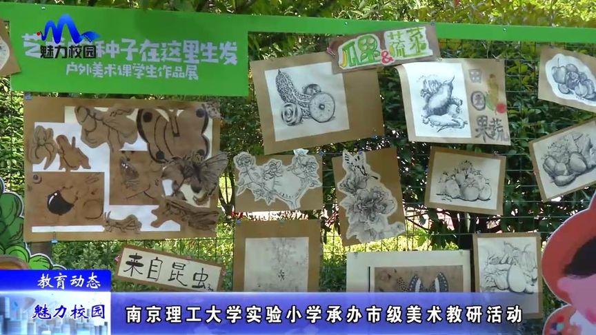 「教育动态」南京理工大学实验小学承办市级美术教研活动