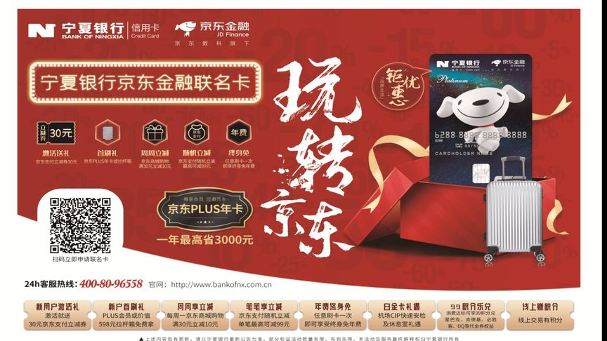 【金融在线】宁夏银行联合京东金融推出联名信用卡