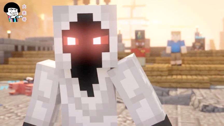 我的世界:当菜鸟遇上实体303,随手一条老咸鱼拍过去教他做人