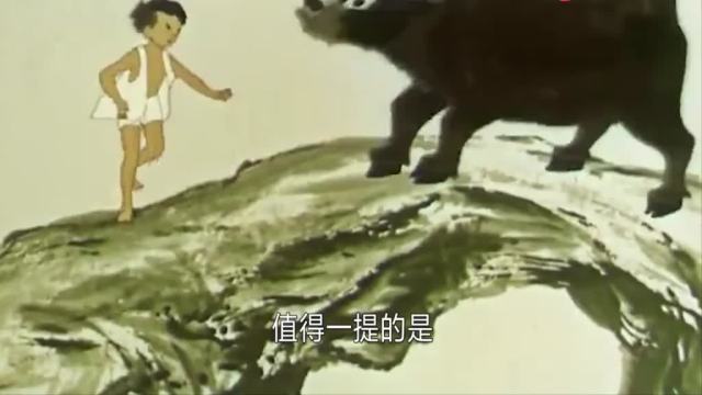 1963年拍的水墨画动画片,这.