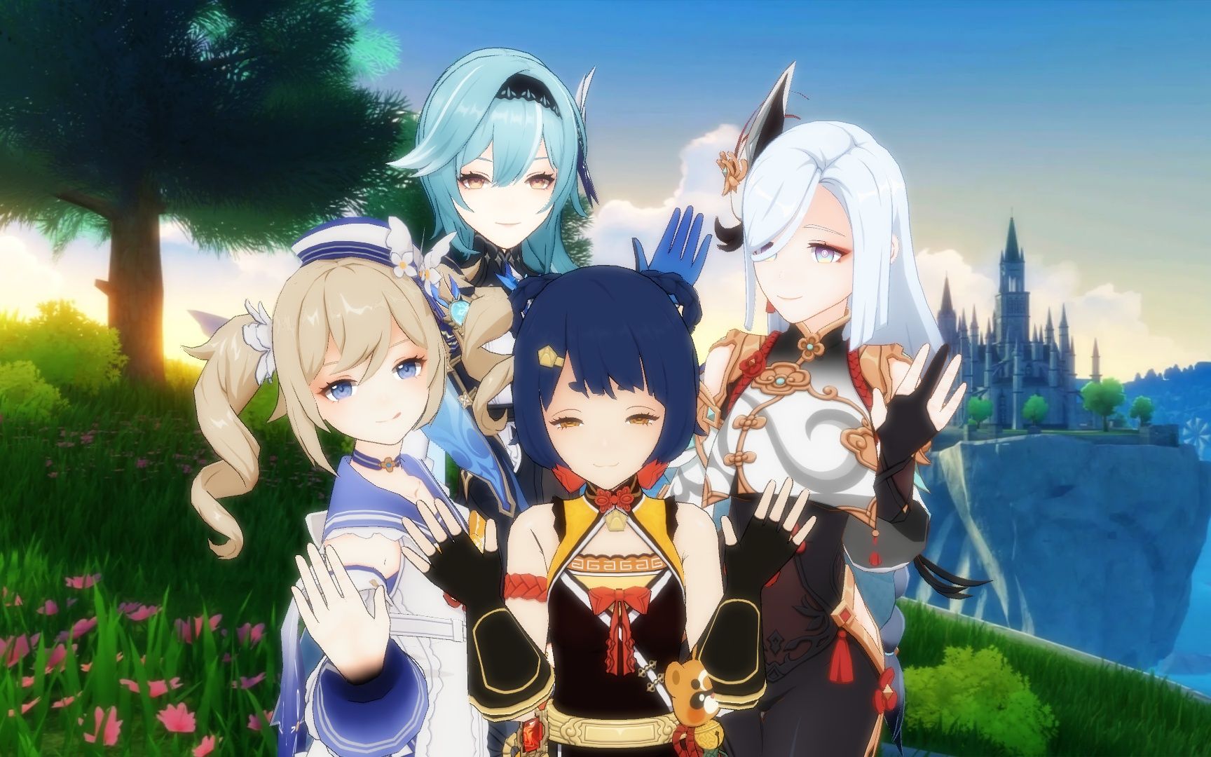 小N.子音.宋媛媛.秦紫翼原神cv女团卷土重来!结尾子音客串_哔哩哔哩...