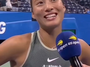 英语时文精讲之郑钦文晋级美网8强锁定53万美元奖金,赛后谈迎战萨巴...