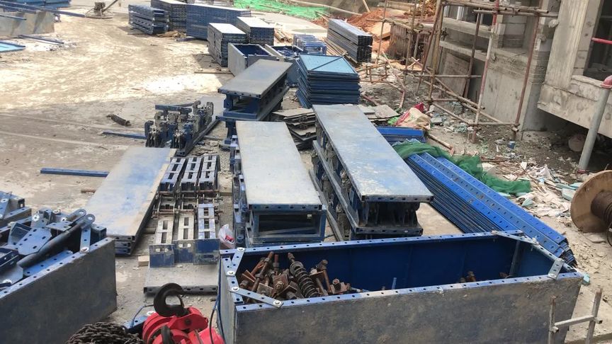 #钢模板 #建筑施工 #护栏厂家 撤场～