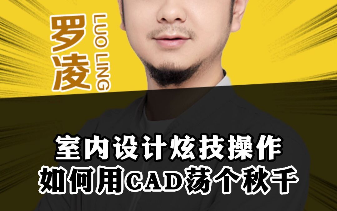 室内设计炫技操作,如何用CAD荡个秋千