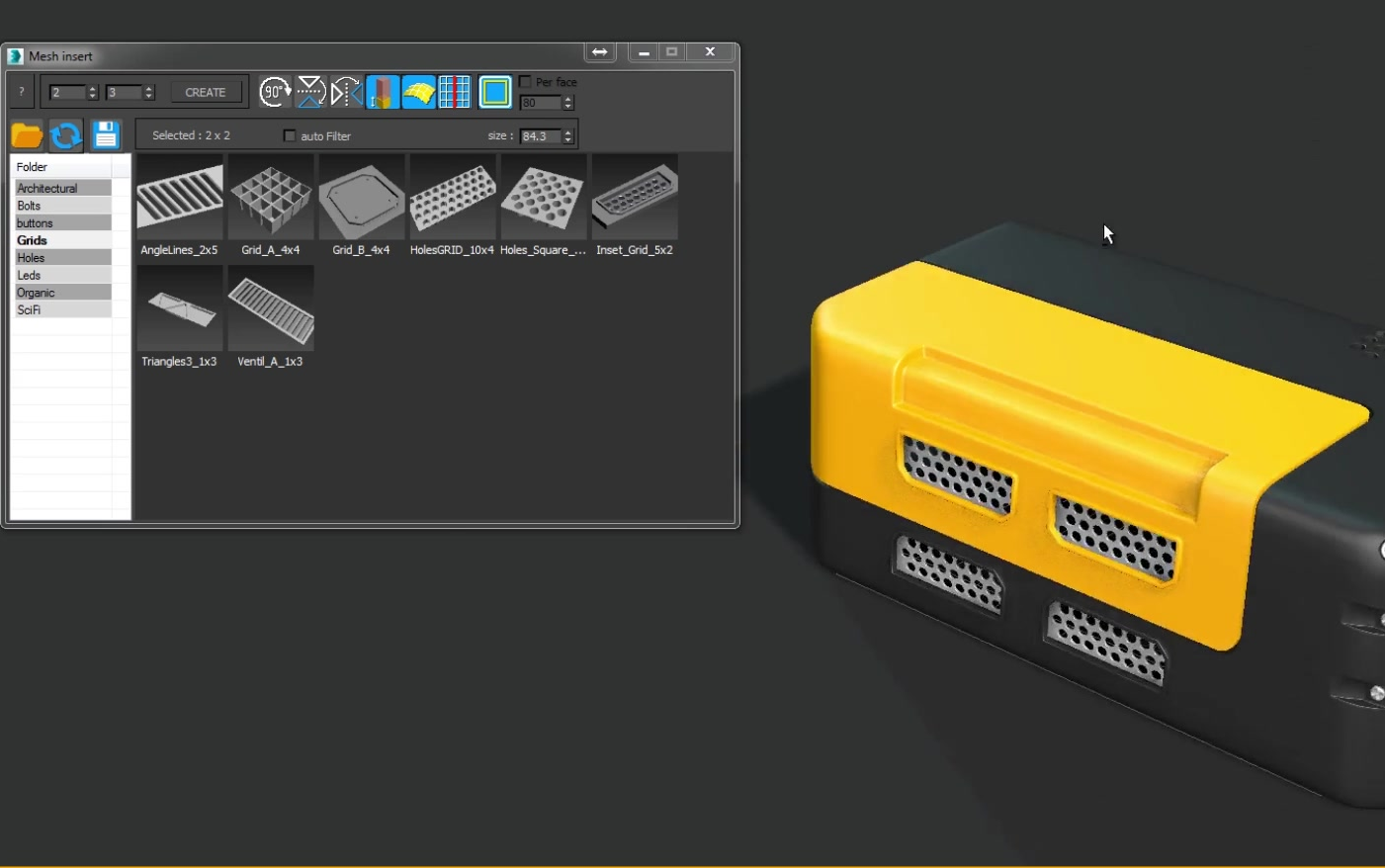 ...替换建模插件 Mesh Insert v1.14 For 3DS MAX 2013 – 2020安装方法