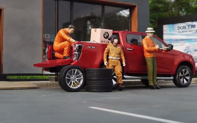 制作宝马逼真压铸模型车