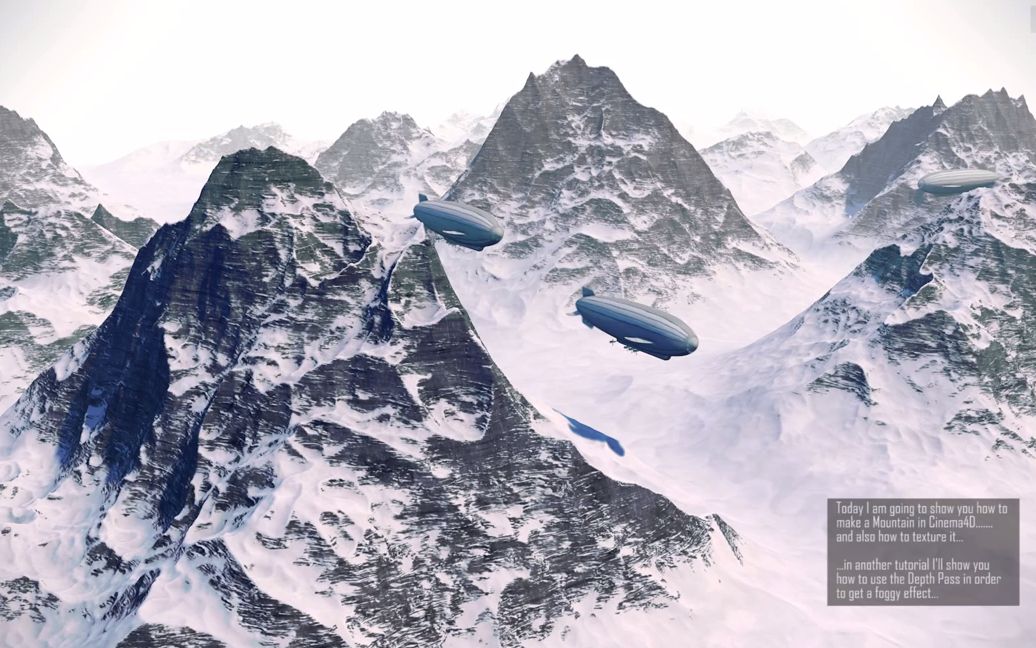 C4D 山体制作教程