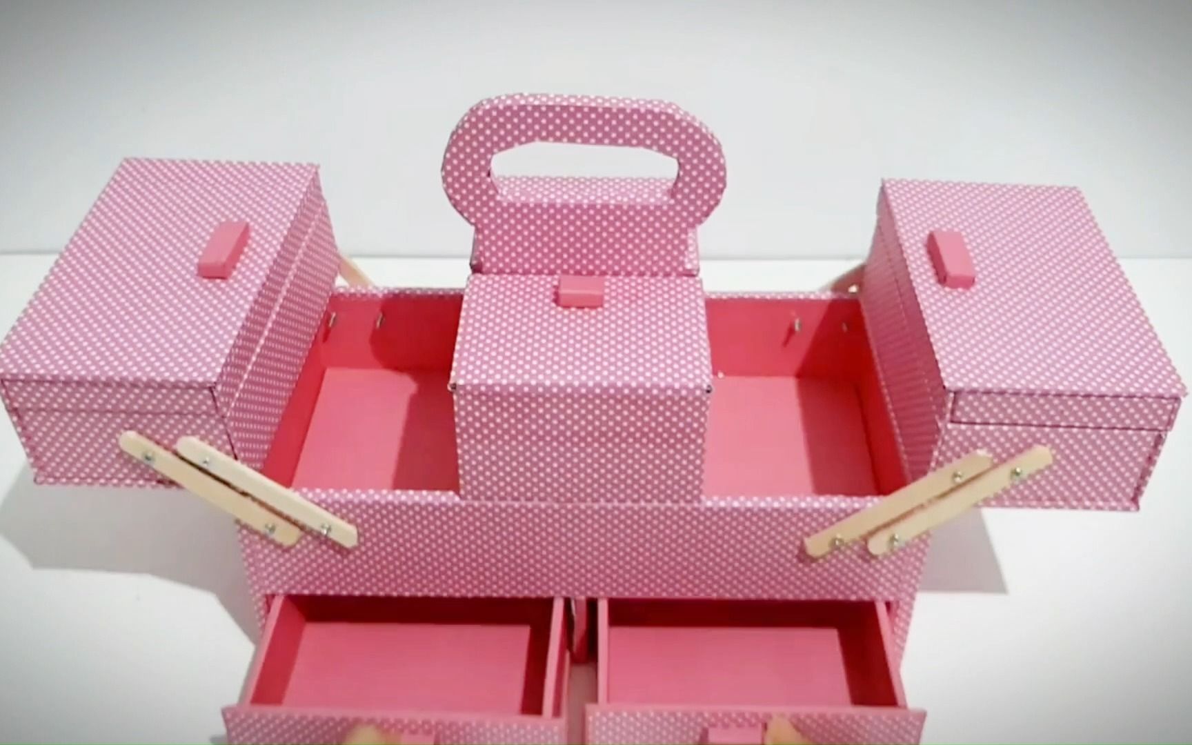 制作教程旧鞋盒大变身多功能收纳盒