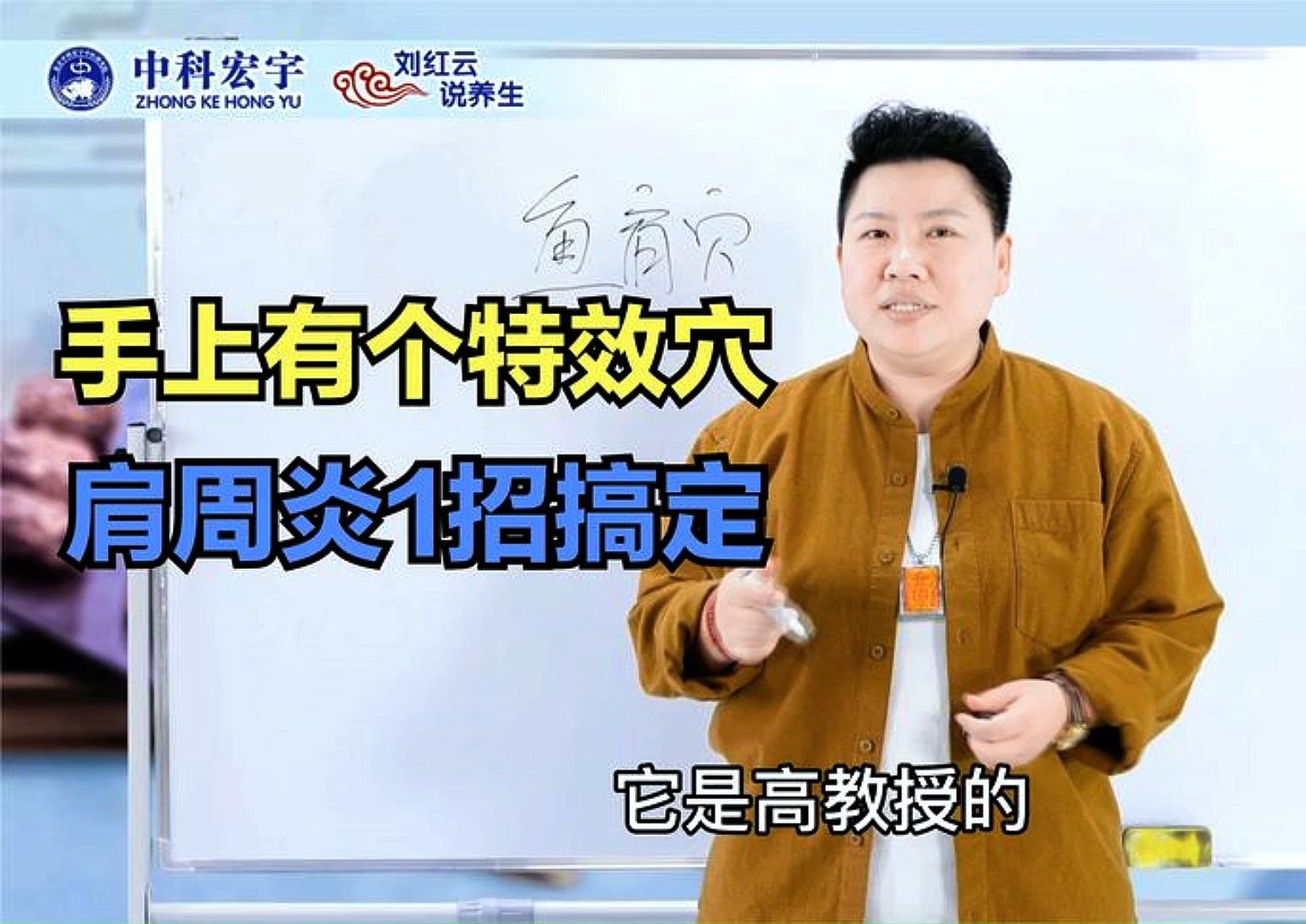 ...手抬不起来,1个简单解决的方法,轻松帮你缓解!刘红云针灸视频全集!