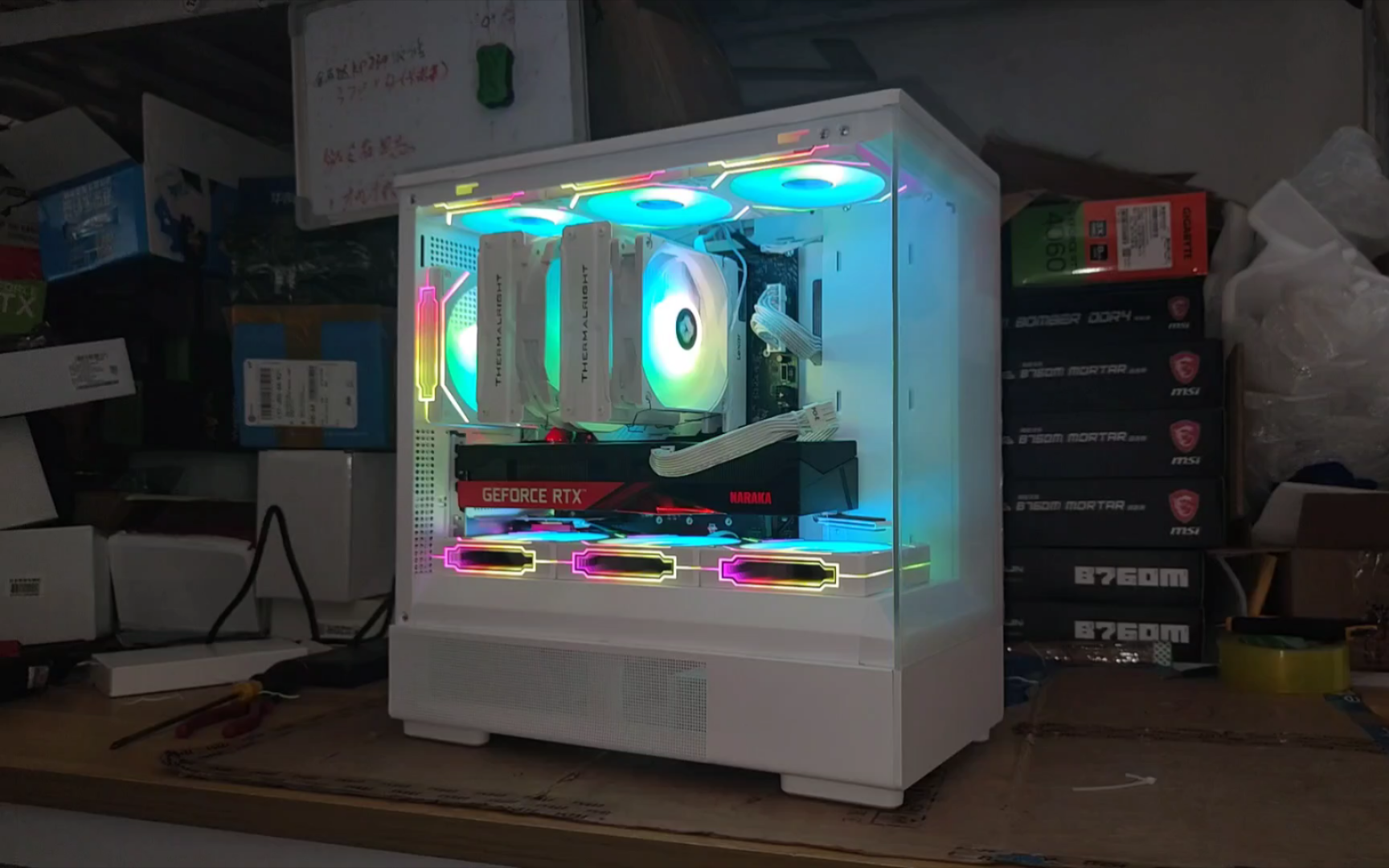三台粉丝的机子 i5 12600KF+4060Ti 3060 12700KF+4060Ti 16G测试...