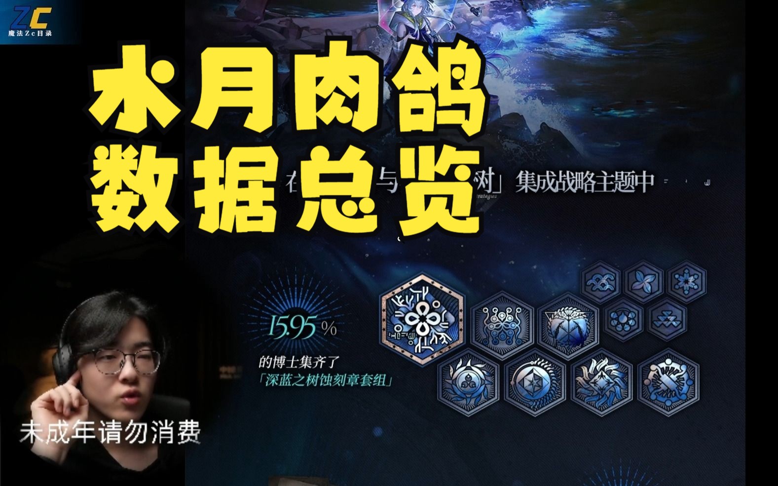 【Zc/新饼】带你回顾水月肉鸽数据总览!看看你的选择是否与Zc相同!_...