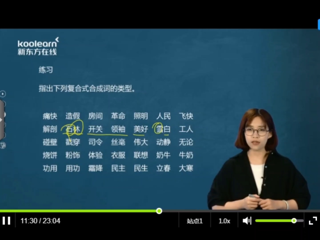 现代汉语—李秀月(新版) 05 第三章第一节词汇概说——词的结构类型...