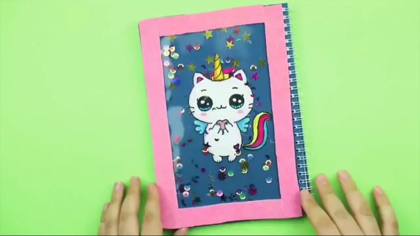 手工达人教你如何制作漂亮的记事本,赶紧做一个试试吧!