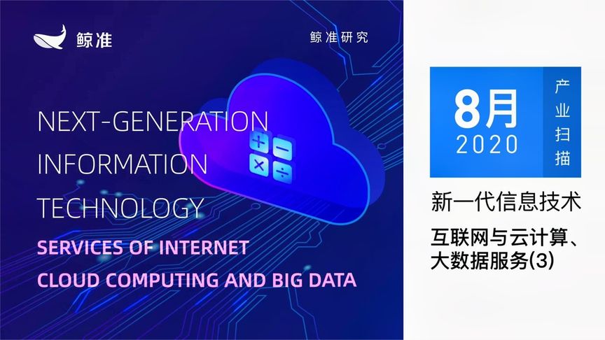 新一代信息技术-互联网平台服务及相关信息服务产业链解析