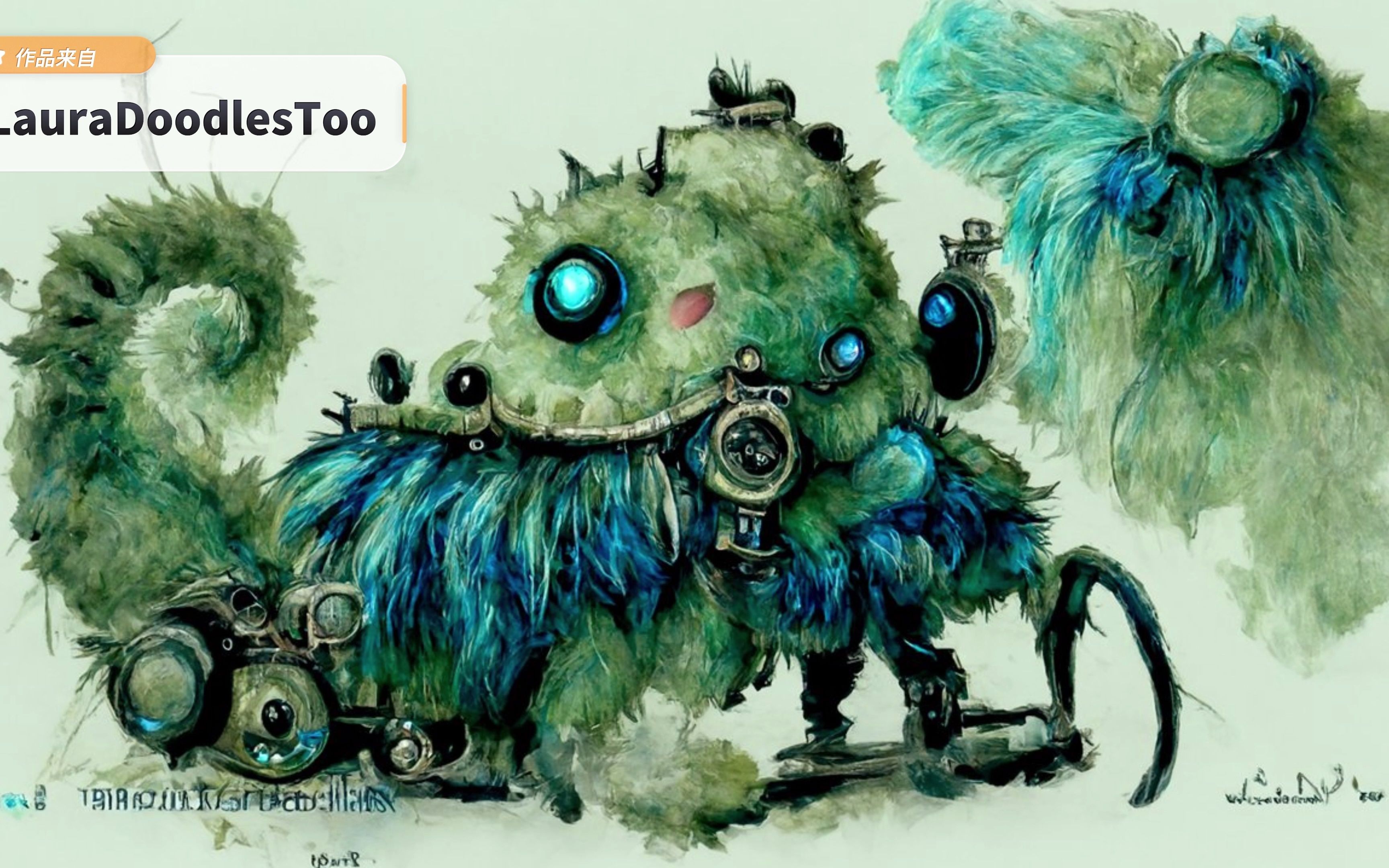 进击的 AI 生成艺术|盘点大佬们的 AI 绘画/3D 模型/AI 视频作品!