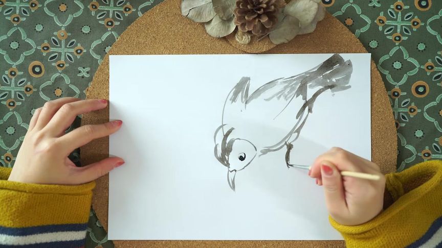 教孩子画鸟简笔画,手把手教你,家长值得收藏