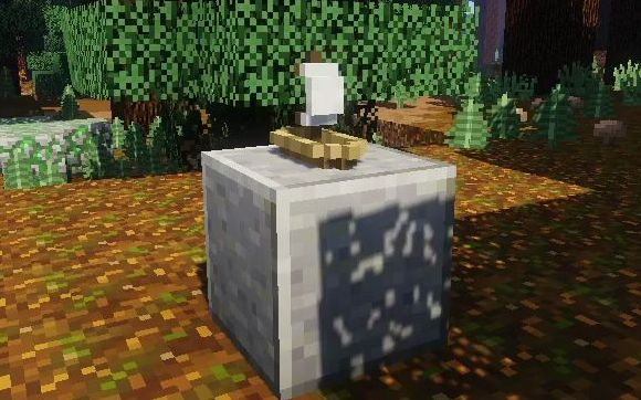 【我的世界】雕刻工艺mod建筑教程:如何制作一只小帆船模型