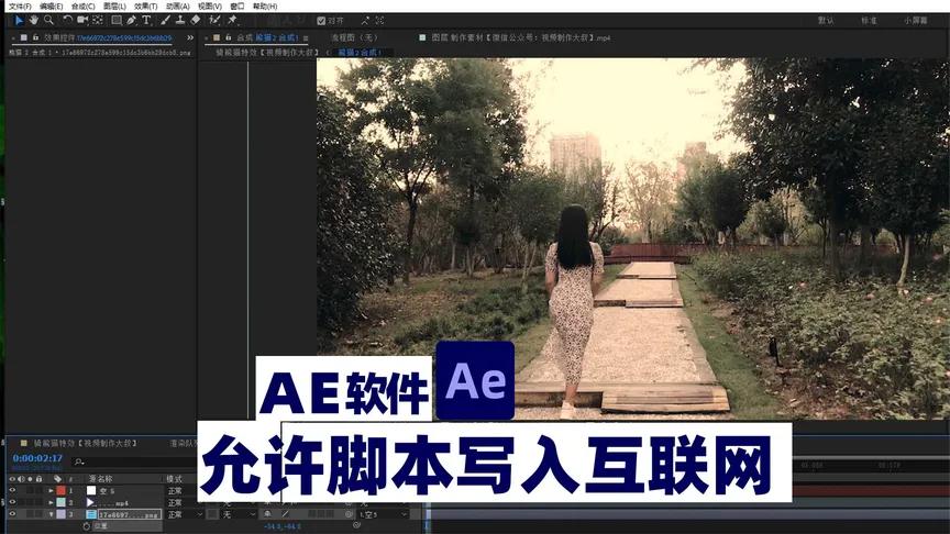 AE允许脚本写入和访问网络的2种操作!适合所有版本的Ae软件