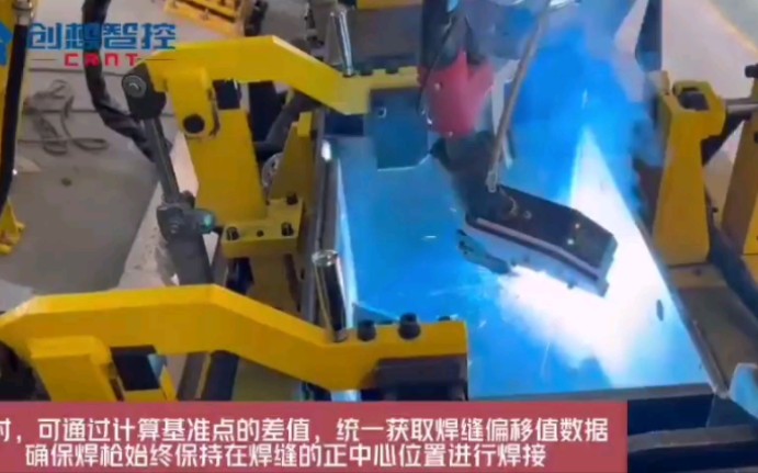 创想焊缝跟踪系统在电梯行业自动焊接的应用玻璃