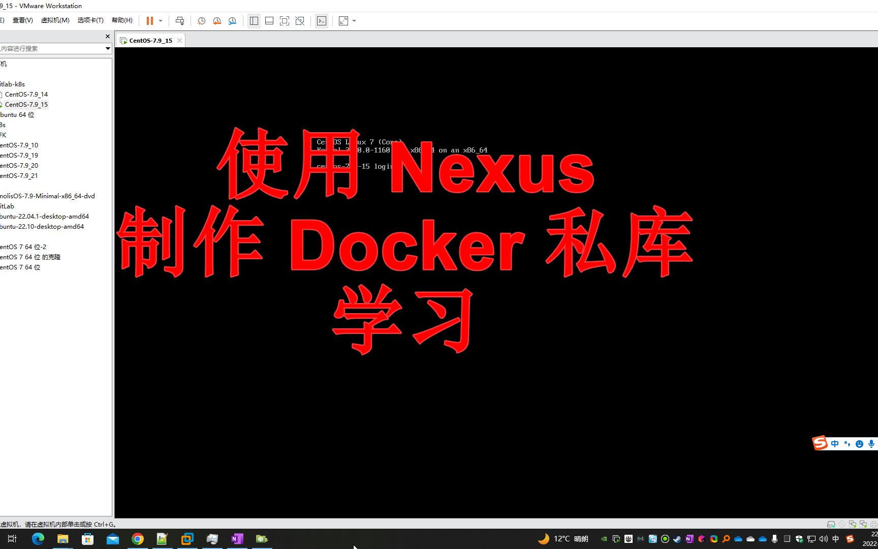 使用 Nexus 制作 Docker 私库 学习 2022-11-24