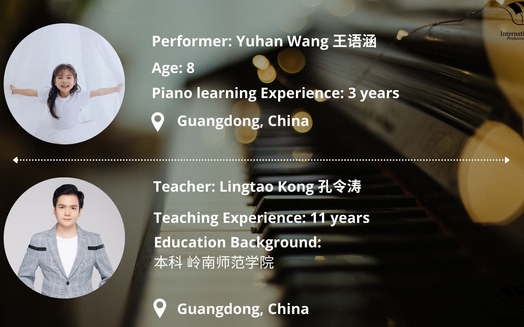 【IPPA优秀学员展演】Yuhan Wang 王语涵 Notable-哈斯林格《C大调...