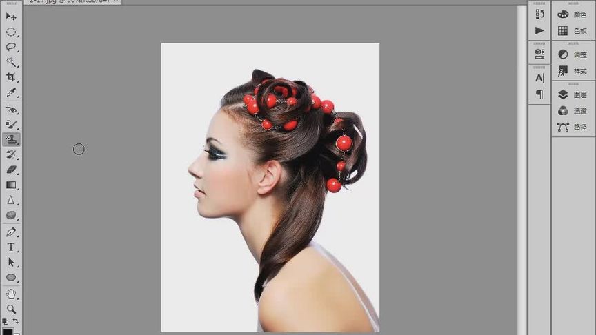 Photoshop CC:图案图章工具