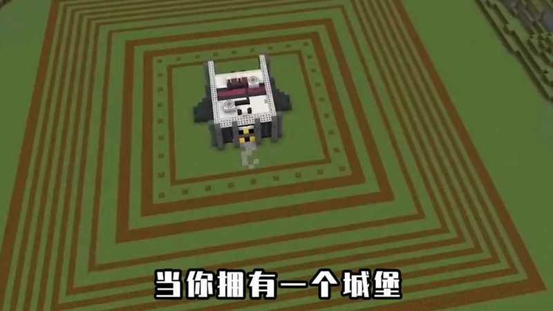 MC玩家建造无敌堡垒,抵抗僵尸军团攻城,拥有无人机和自动火炮