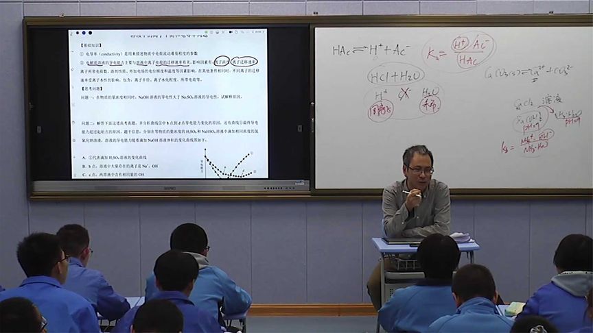 化学!高中的!溶液的电导率不仅是是离子浓度和电荷浓度的问题