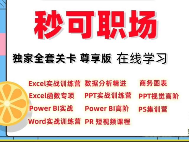 秒可职场Excel实战入门全套交互式网页教程PPT办公word数据分析
