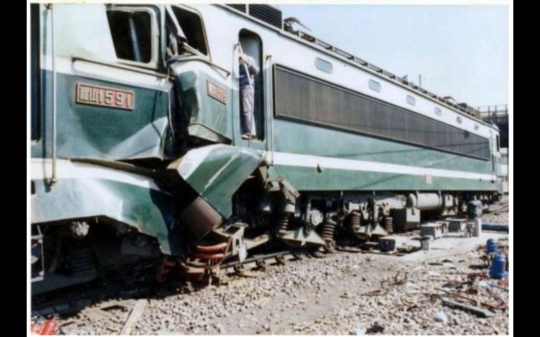 【电脑还原】1988年京秦线火车相撞事故