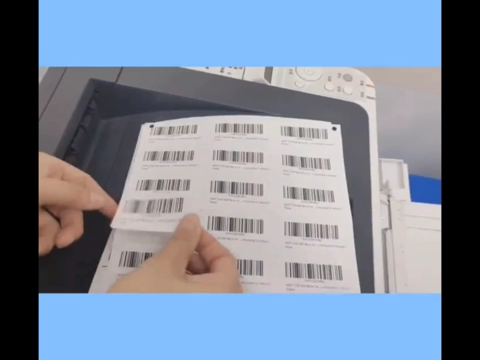 亚马逊外箱唛头标签 打印实拍 #不干胶标签打印 #食品标签 #包装印刷