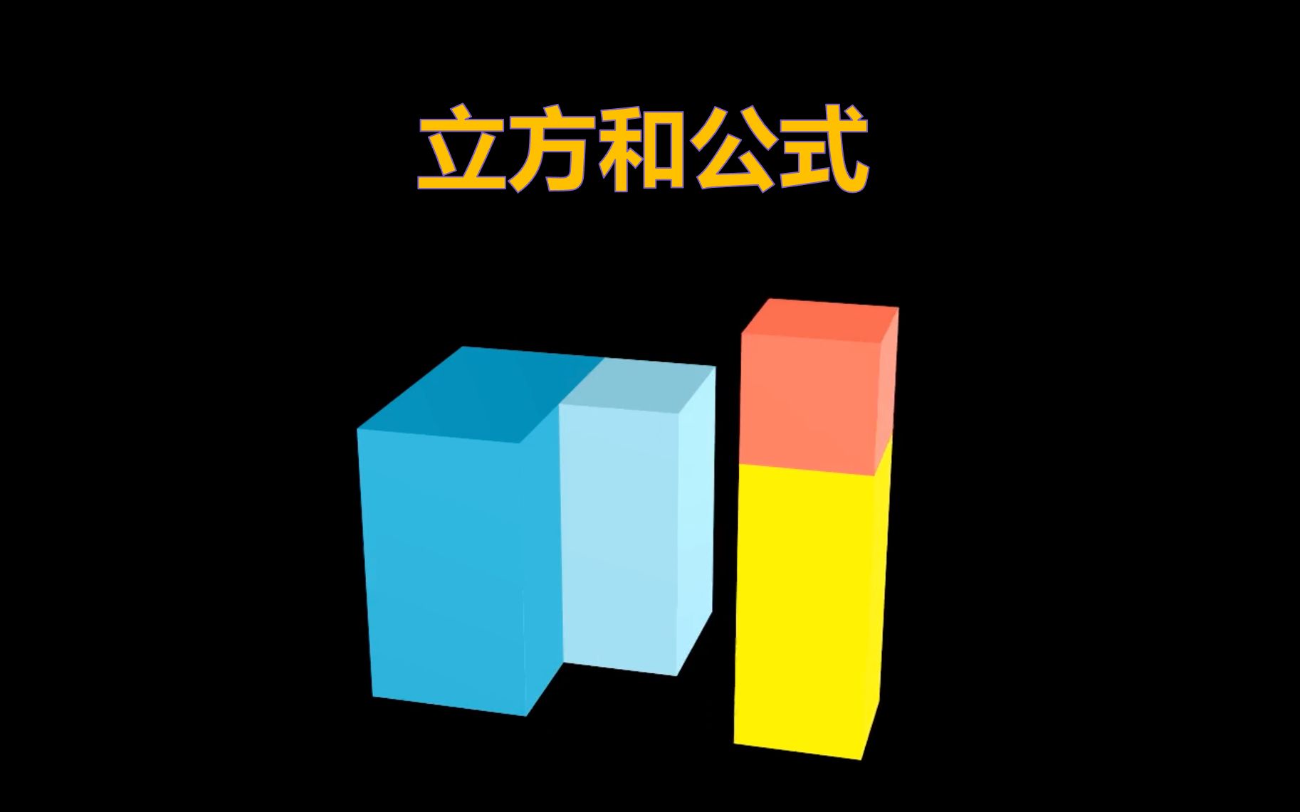 立方和公式的简易推导,34s学会一个常用公式