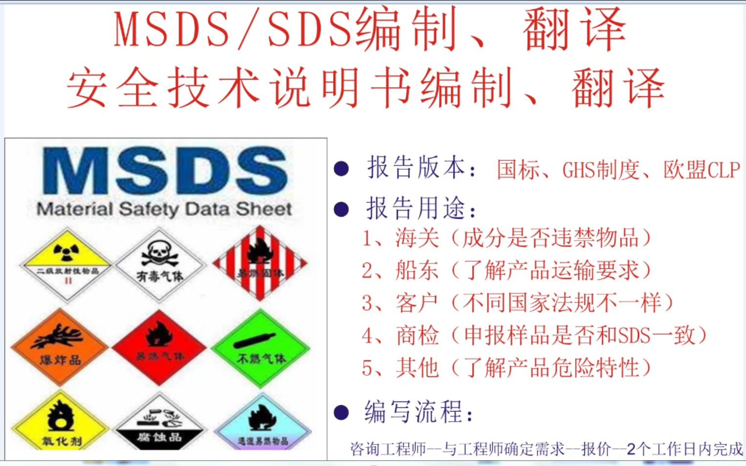 运输鉴定书/海运空运鉴定报告/MSDS报告/UN38.3认证/检测认证