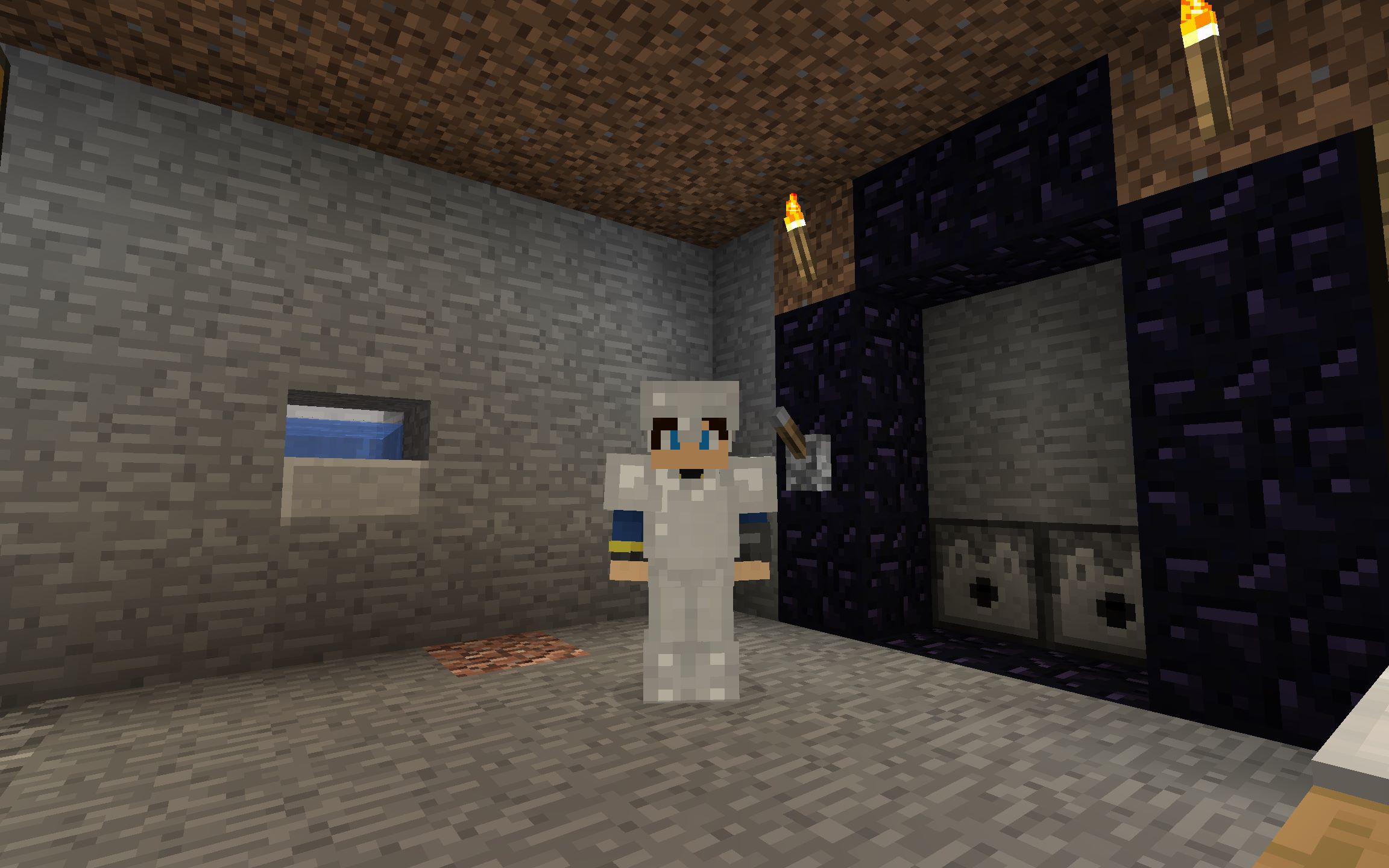 【RL】我的世界 Minecraft 原版1.13生存 第一集 -- 基地,地狱门,钓鱼机