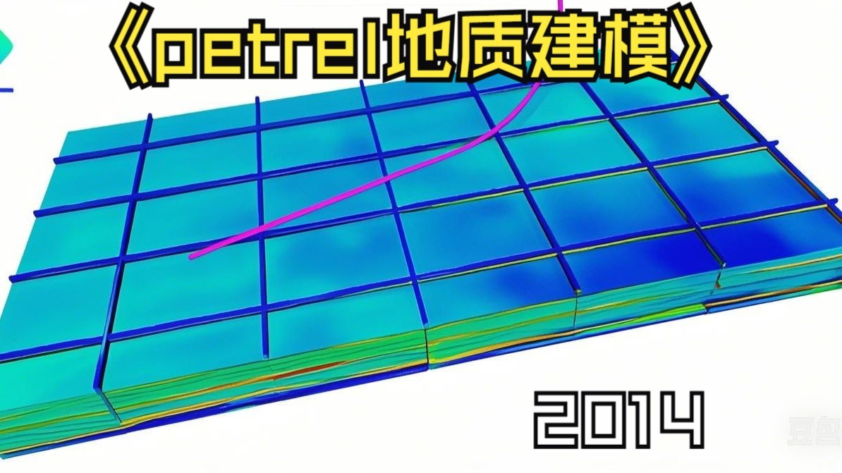 petrel地质建模(1_地层对比_5_显示模版制作)